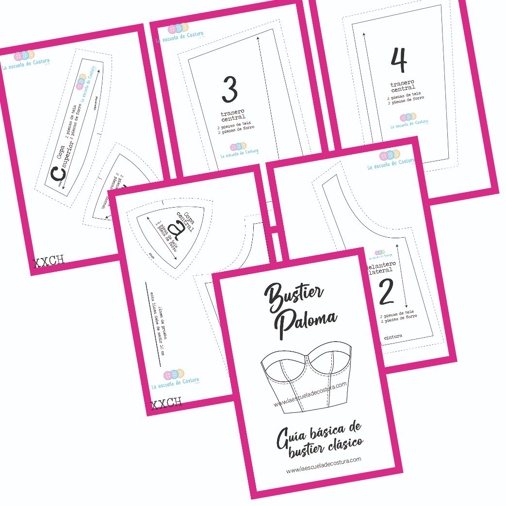 PATRONES DE BUSTIER para imprimir pdf